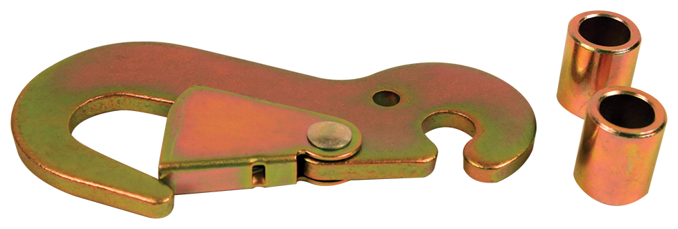 2" Heavy Duty Flat Snap Hook w/ Spacers | Made in the USA