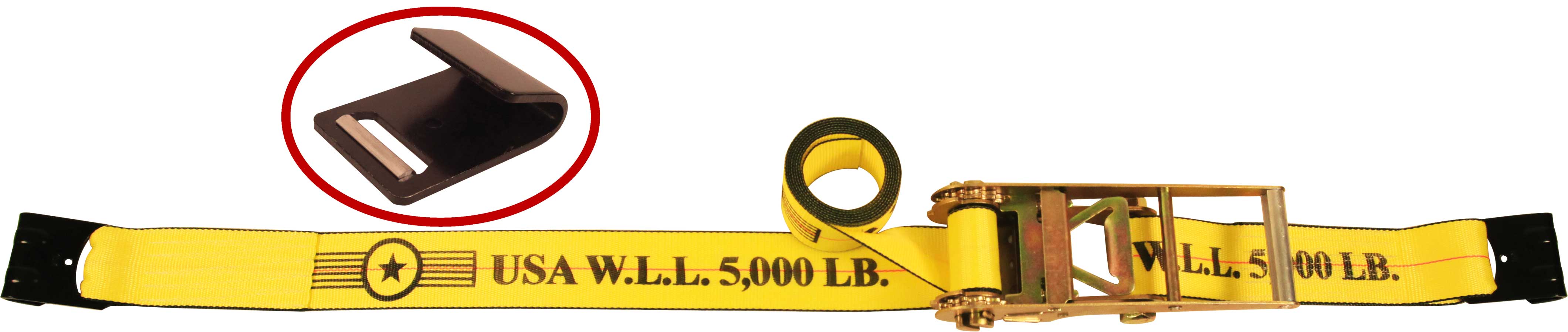 3 Inch Ratchet Straps & Tie Downs for Flatbed Trailers | Made in the USA